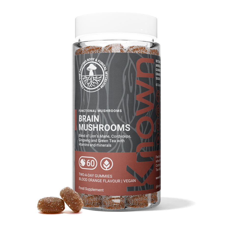 Brain Mushrooms Vegan Gummies – Known Nutrition UK
