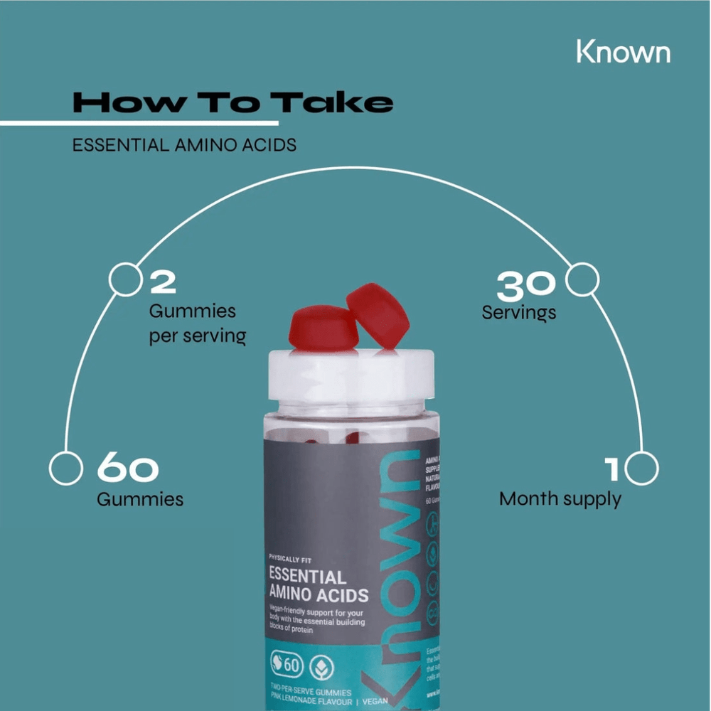 Essential Amino Acid Gummies | Vegan | Known Nutrition